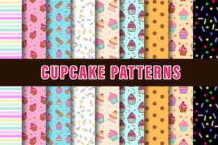 Cupcake Digital Papers Patterns Graphic by PiXimCreator · Creative Fabrica