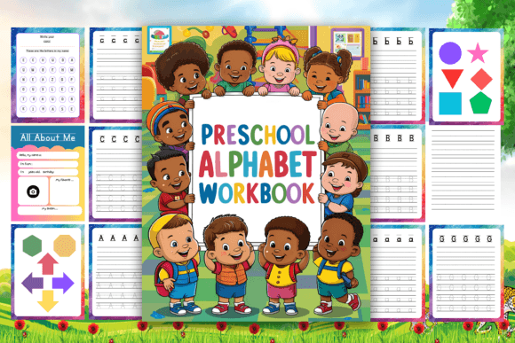 Preschool Alphabet Workbook Graphic by KDP Studio · Creative Fabrica