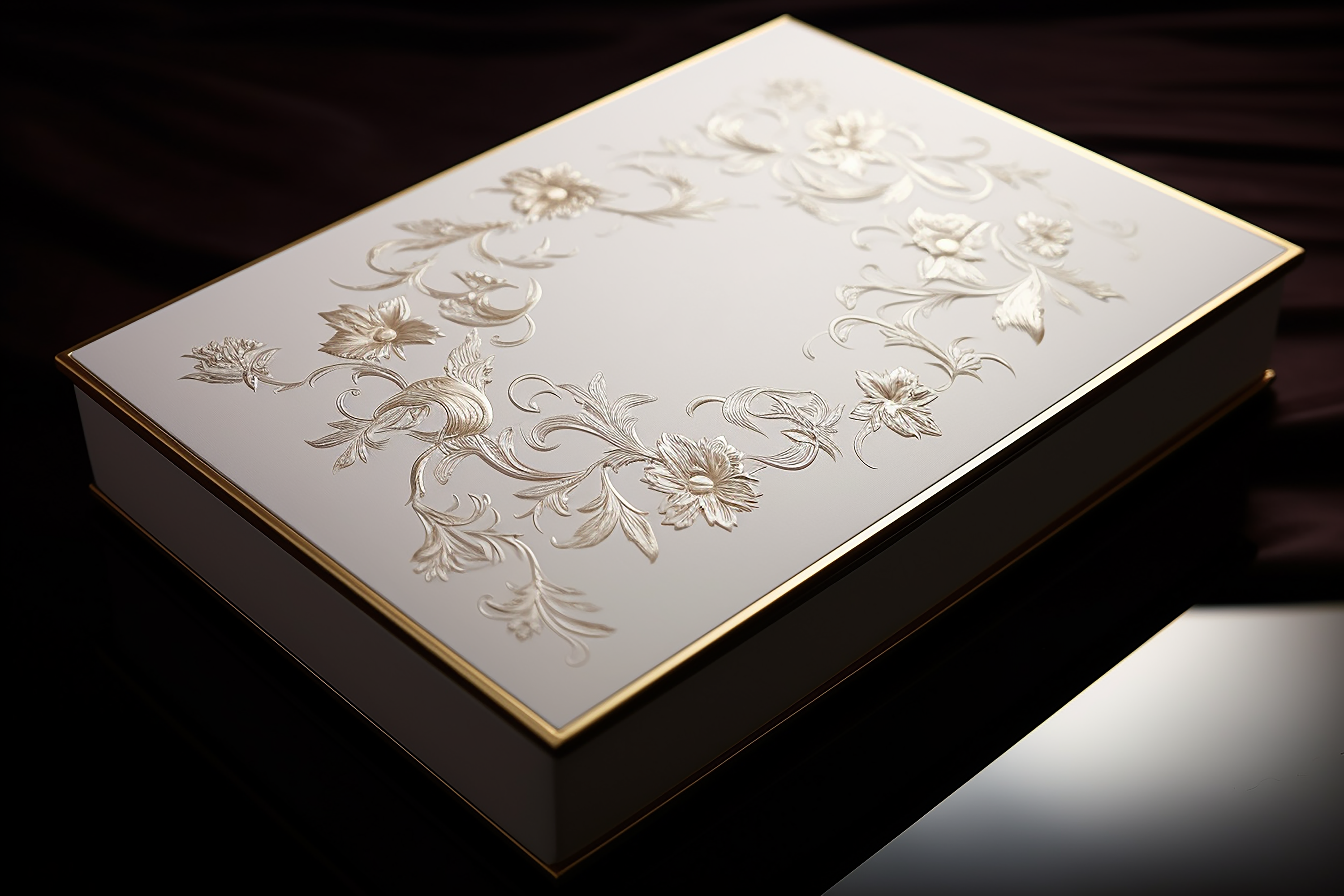 Blank Wedding Invitation Card Cover Graphic by Motin · Creative Fabrica