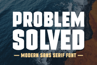 Problem Solved Font by Jasm (7NTypes) · Creative Fabrica