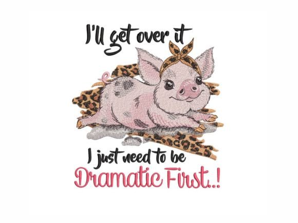 47 Pig Embroidery Designs & Graphics