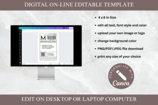 Dummy Shipping Label Template Graphic by The Grateful Studio · Creative ...