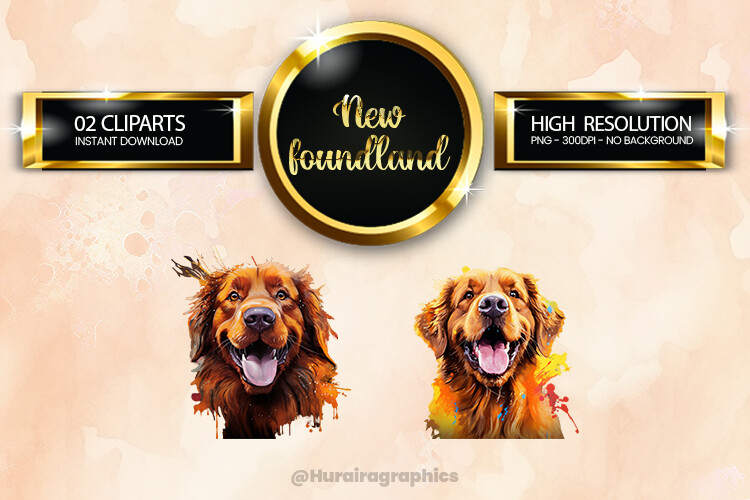 Newfoundland Clipart Bundle Graphic by Hurairagraphics · Creative Fabrica