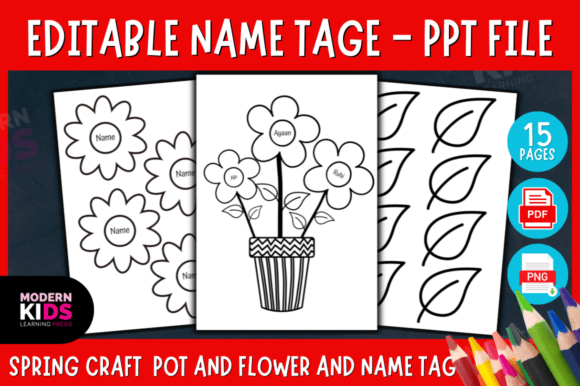 32 Editable Name Tags Designs & Graphics