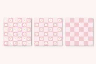 Pink Checkerboard Pattern Graphic by sumaiasupti15 · Creative Fabrica