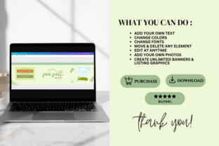 Sea Salt Green Etsy Banner Graphic by FolieDesign · Creative Fabrica