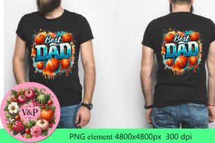 The Best Dad Basketball Png Sublimation Gráfico por V&P Art · Creative ...