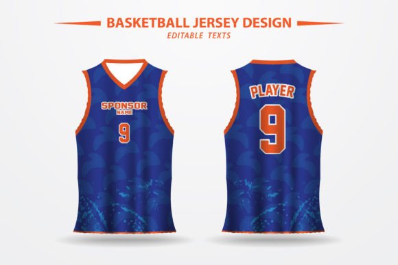 Unique Basketball Jersey Design Graphic by Vector Graph · Creative Fabrica