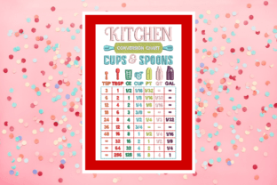 Kitchen Conversion Chart-6x9 · Creative Fabrica