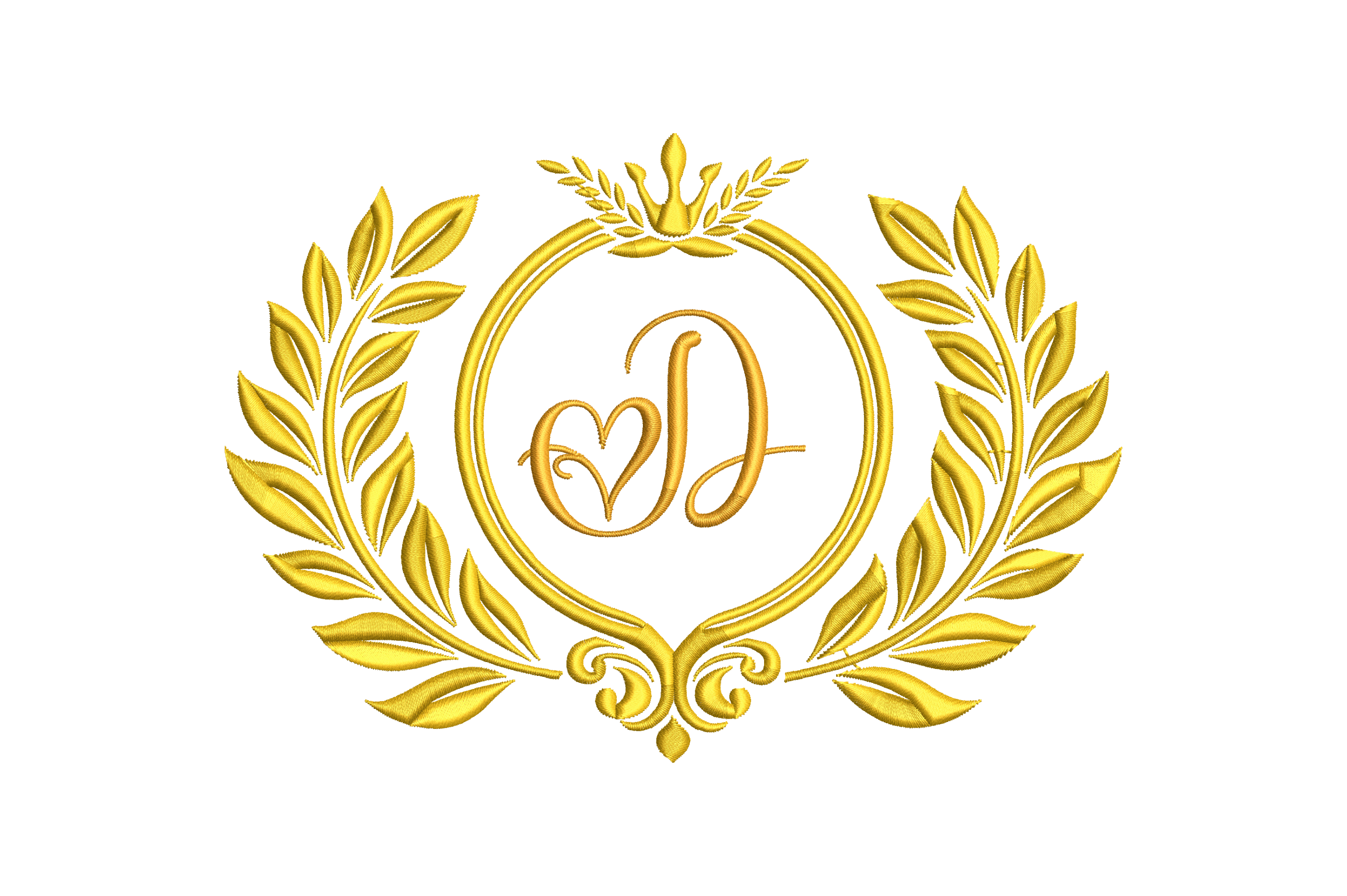 Monogram Letter D · Creative Fabrica