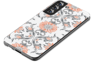 Peach and Gray Geometric Patterns Graphic by Paper & Pattern Studio ...