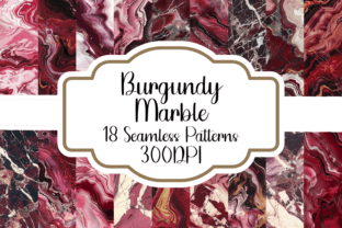 Burgundy Marble Seamless Patterns Graphic by printablesbyfranklyn ...