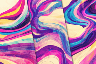 Abstract Current Graphic by curvedesign · Creative Fabrica