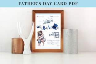 Free Fathers Day Card PDF Graphic by SnapyBiz · Creative Fabrica