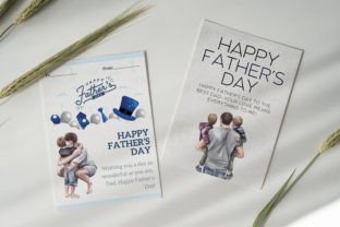 Free Fathers Day Card PDF Graphic by SnapyBiz · Creative Fabrica