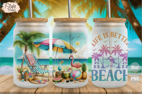 Helloween 16oz Glass Can Wrap PNG Graphic by iStyleMagic · Creative Fabrica