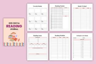 Editable 2025 Digital Reading Journal Graphic by KDP GALLERY · Creative ...
