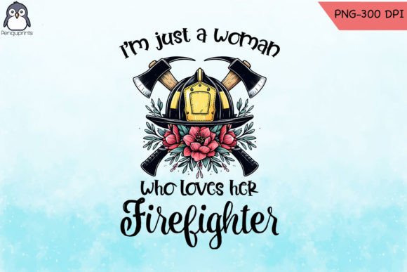 I'm Just a Woman Who Loves PNG Graphic by Penguprints · Creative Fabrica