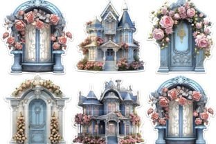 Spring Countryside Stickers Pack Graphic by busydaydesign · Creative ...