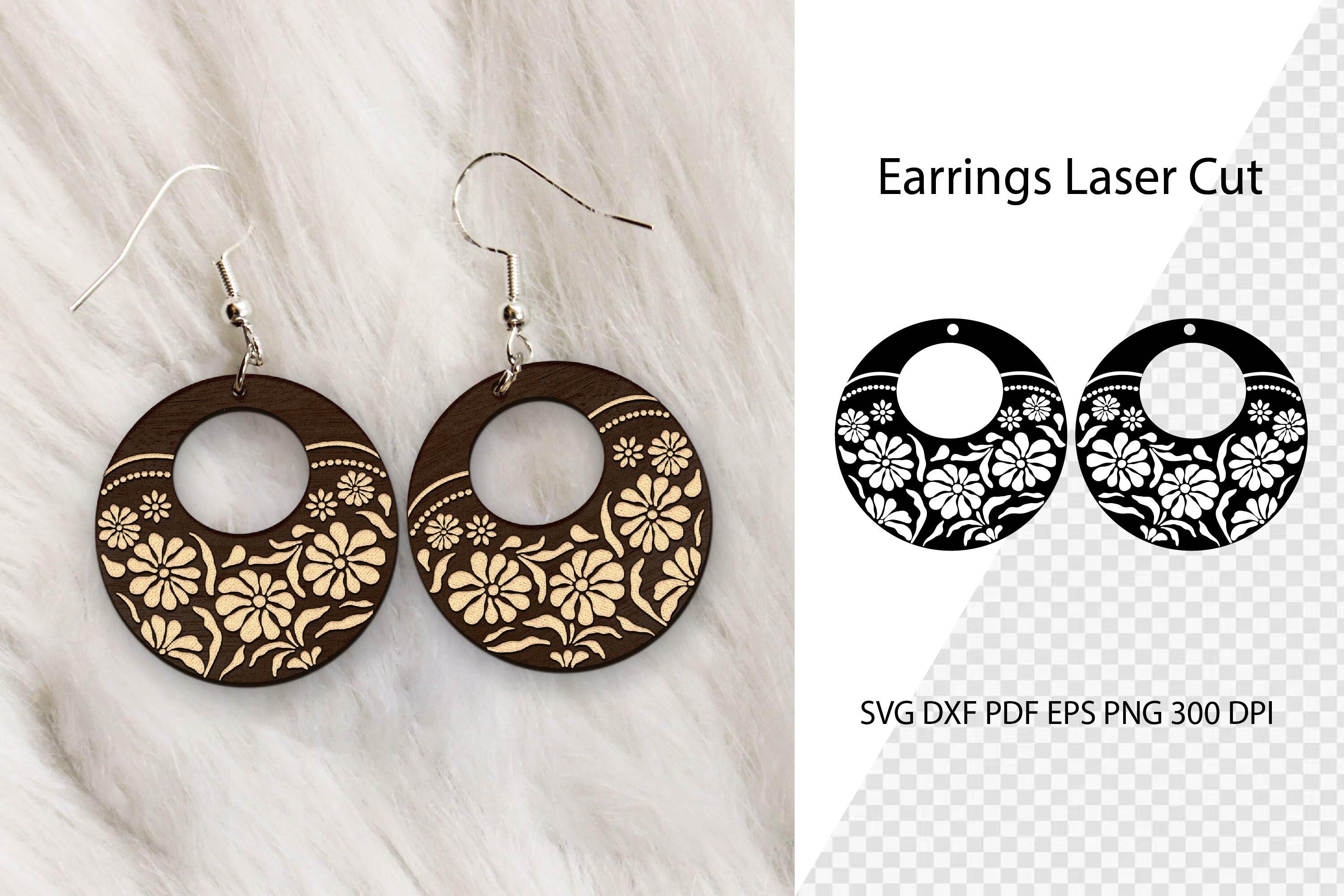 Earrings Laser Cut. Boho Earrinds SVG. · Creative Fabrica