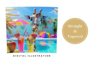 Giraffe Sublimation Tumbler Wrap Design Graphic by Ailirel Design ...