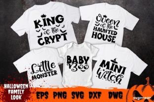 Spooky Halloween Family SVG Bundle Graphic by SvgOcean · Creative Fabrica