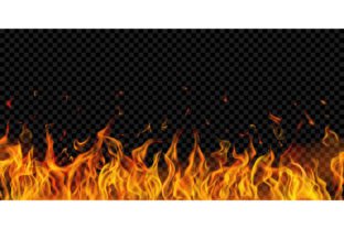 Translucent Fire Flames Graphic by 31moonlight31 · Creative Fabrica