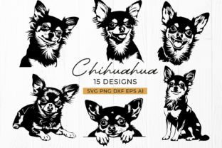 Chihuahua SVG Bundle 15 Cute Dog Designs Graphic by juiceboxy ...