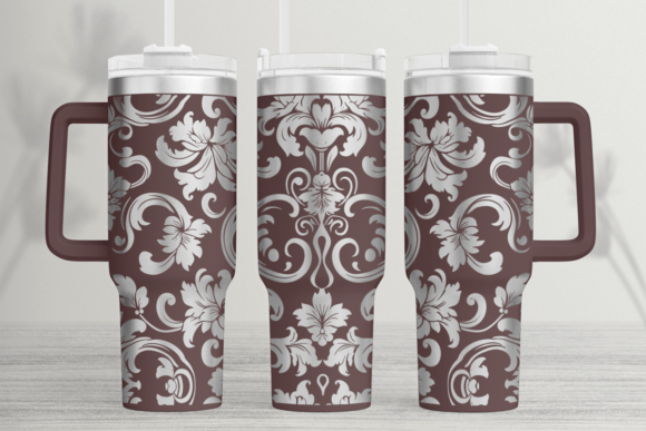 Art Pattern Stanley 40oz Laser Wrap SVG Graphic by Think Plus Tumbler ...