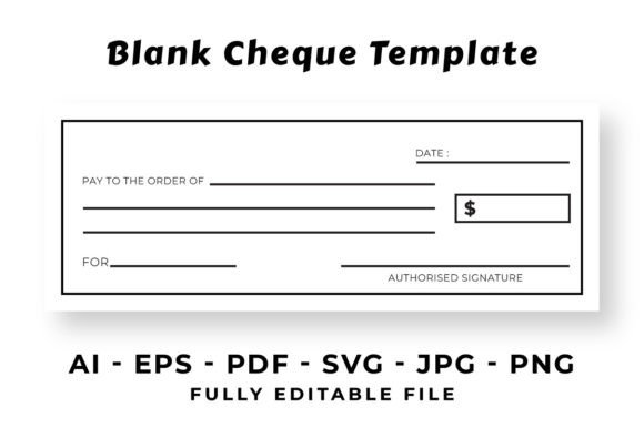 2 Blank Editable Check Template Designs & Graphics