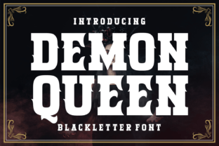 Demon Queen Font by Creative Fabrica Fonts · Creative Fabrica