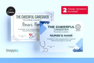 Funny Nursing Award Certificate Editable Graphic by SnapyBiz · Creative ...