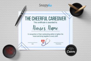 Funny Nursing Award Certificate Editable Graphic by SnapyBiz · Creative ...