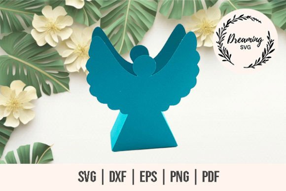Angel Favor Box SVG - Angel Candy Box · Creative Fabrica