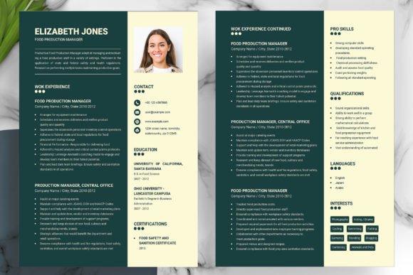 Executive Resume Template Graphic by ResumeInventor · Creative Fabrica