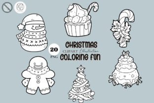 🎅 Holiday Doodle Coloring Fun 🍭20PNG Illustration par Momixzaa ...