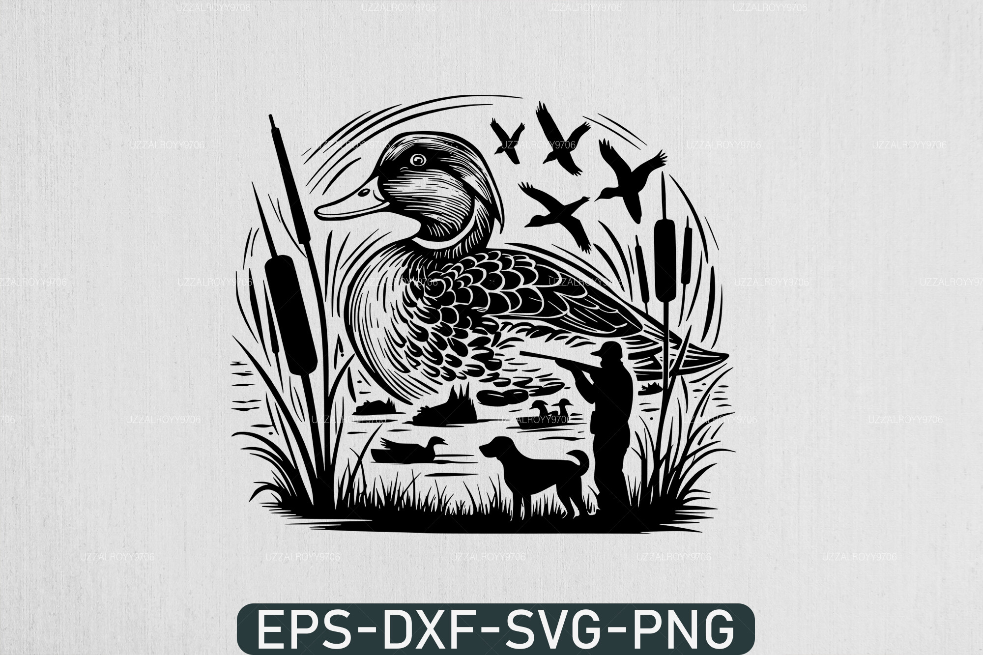 Duck Hunting Svg File Hunting Season Svg Graphic by uzzalroyy9706 ...