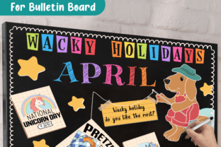April Wacky Holidays, 30 PNG Stickers Graphic by digitalplannerland ...