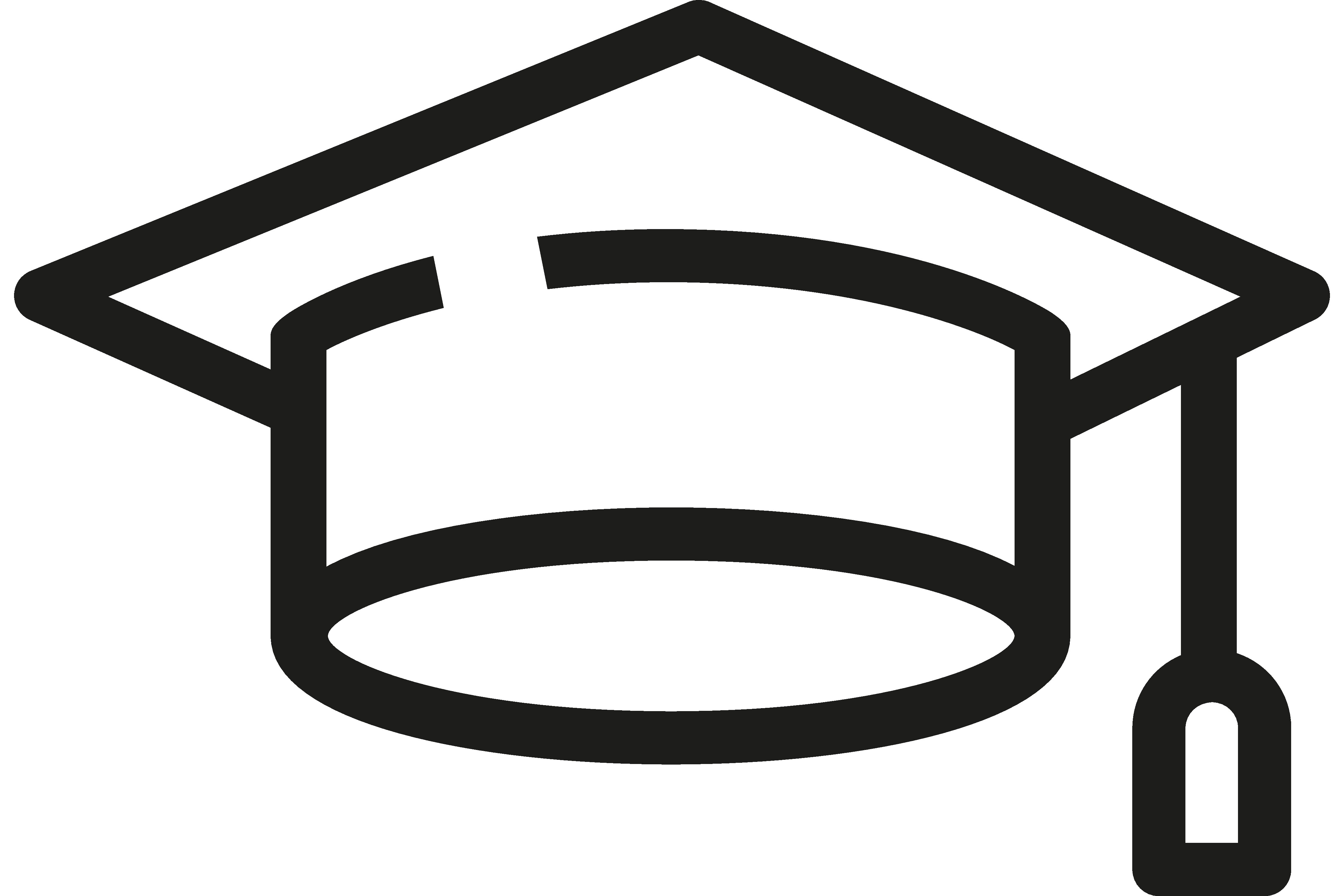 Graduation Cap Line Icon. Student, Unive Graphic by pch.vector ...