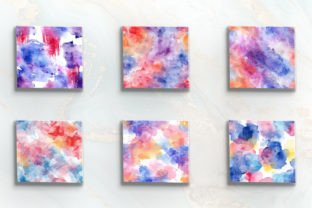 Seamless Watercolor Paint Smear Splatter Graphic by ArtCursor ...