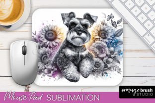 Miniature Schnauzer Mouse Pad PNG Graphic by Orange Brush Studio ...