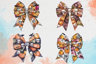 Spooky Halloween Bows Sublimation Graphic by PIG.design · Creative Fabrica
