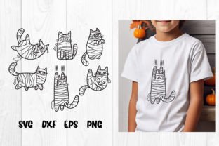 Cat Mummy Svg, Hallowen Cat Cute Graphic by dadan_pm · Creative Fabrica