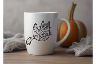 Cat Mummy Svg, Hallowen Cat Cute Graphic by dadan_pm · Creative Fabrica