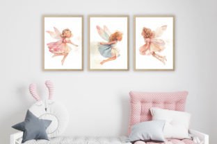 Fairy Princess Print Set of 3 Wall Art Graphic by Svetlana · Creative ...