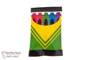 Crayon School Printable Chip Bag Graphic by rushton_tracy · Creative ...