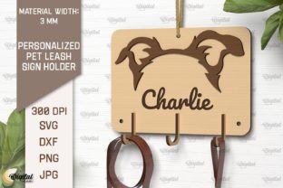 Dog Leash Holders Laser Cut Bundle · Creative Fabrica