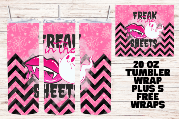 Freak in the Sheets Halloween Tumbler Graphic by DigitalPrintsPerth ...