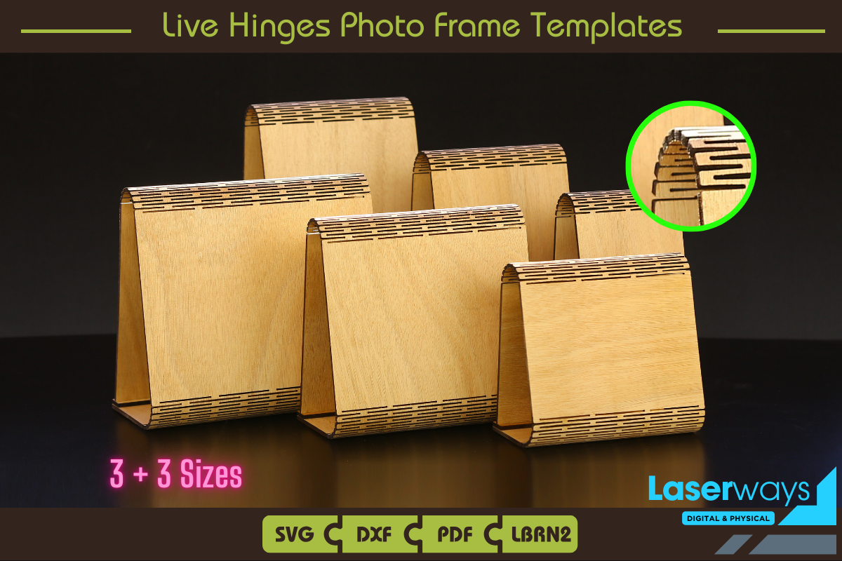 Digital Live Hinges Photo Frame Template · Creative Fabrica