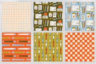School Days Digital Paper Set Graphic by BrandiLeaDesigns · Creative ...